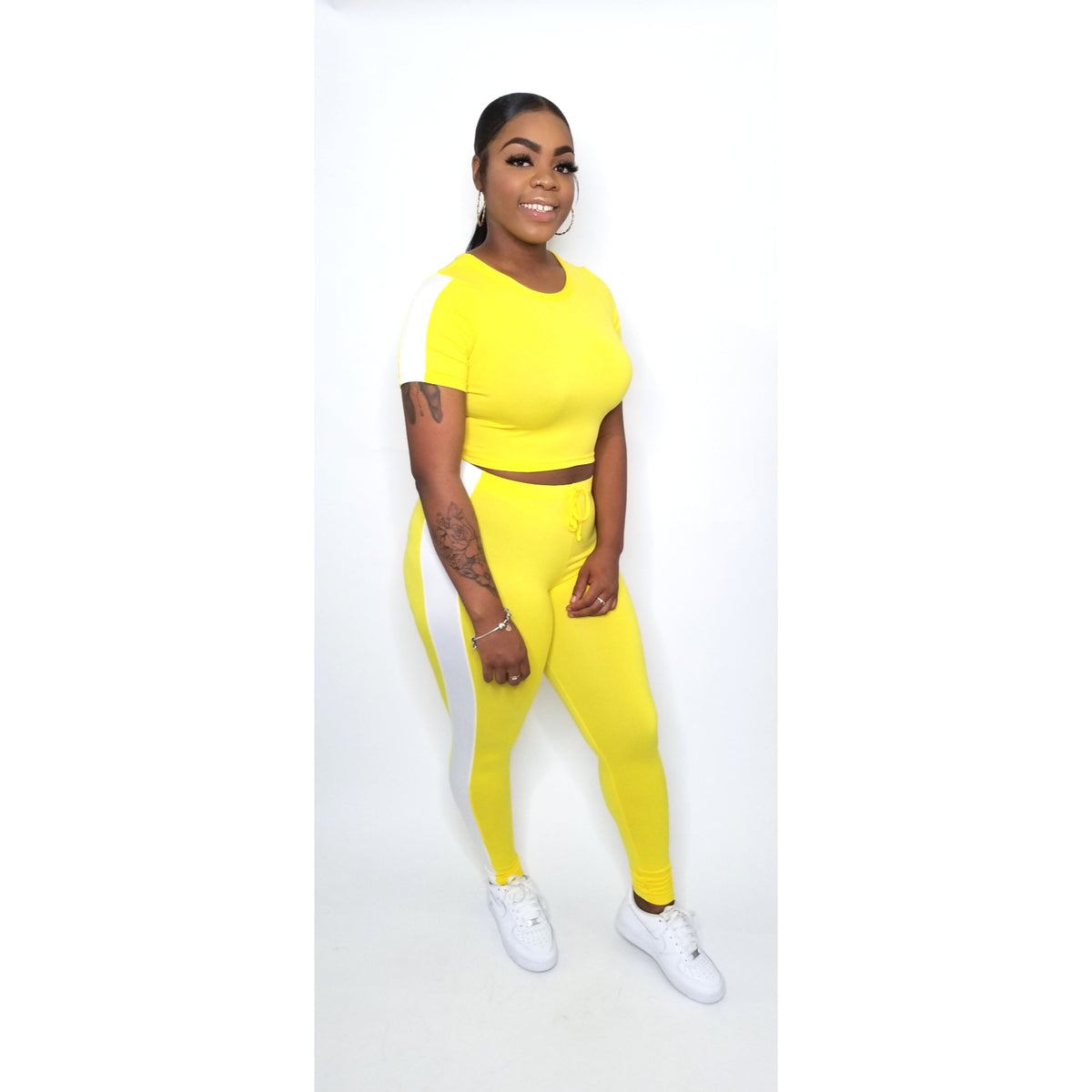 Crop Set (Yellow) – KB-boutique